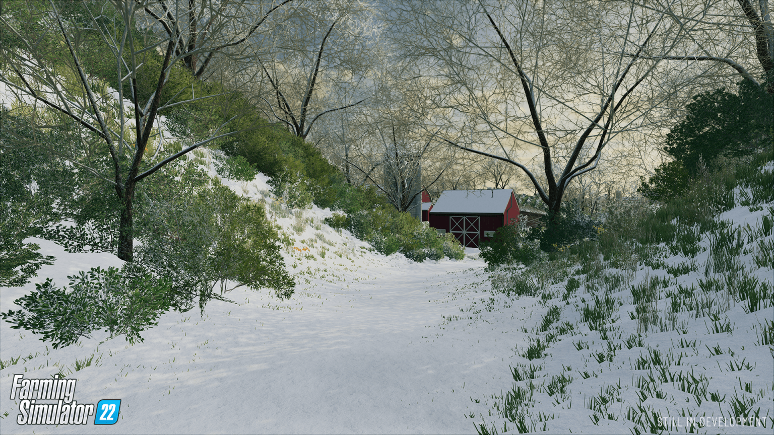 First Look at seasonal cycles in Farming Simulator 22 | LS22 Seasons