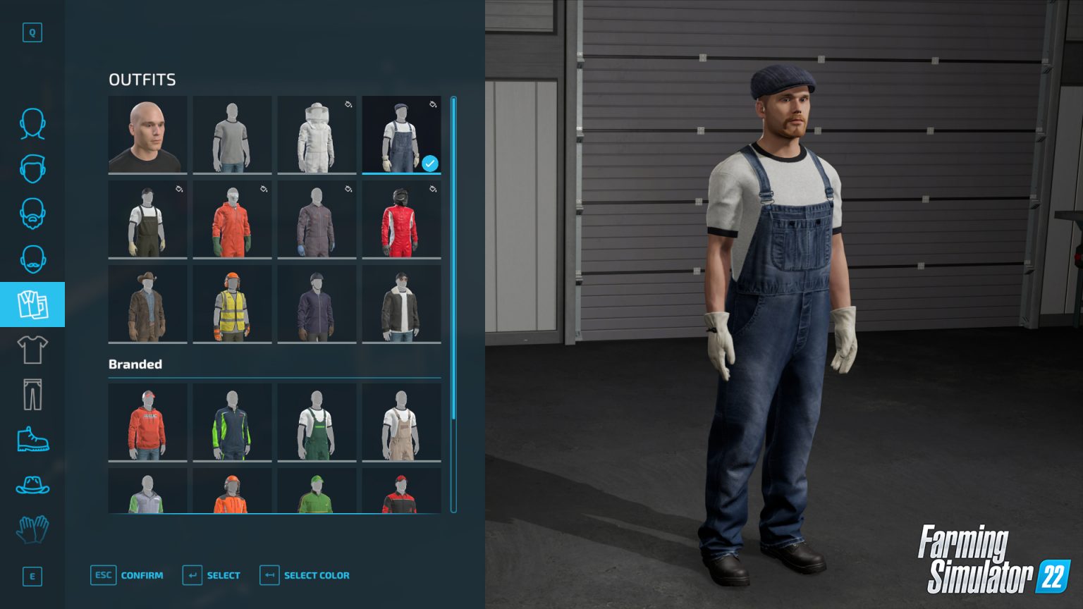 Customize with character editor in Farming Simulator 22 | FS22