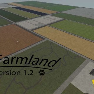 AK_Farmland flache 4fach Map V1.2.0.0 LS22 Mod / LS25 Mods