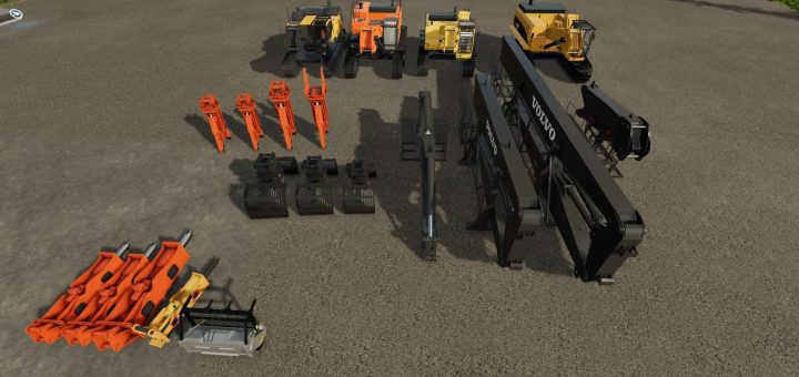 Hydraulic Breakers - LS 22 mods | Farming Simulator 22 Mods