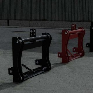 Three Point Adapter To Wheel Loader v1.0.0.0 LS22 Mod / LS25 Mods