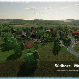 Suedharz Map v1.0.0.0 LS22 Mod / LS25 Mods