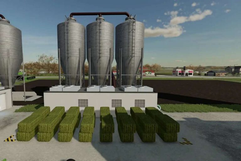 Fermenter and grass drying v1.0.0.0 LS22 Mod / LS25 Mods