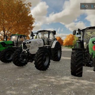 SDF Pack (6) 145.4-(8)280 v1.0.2.0 LS22 Mod / LS25 Mods