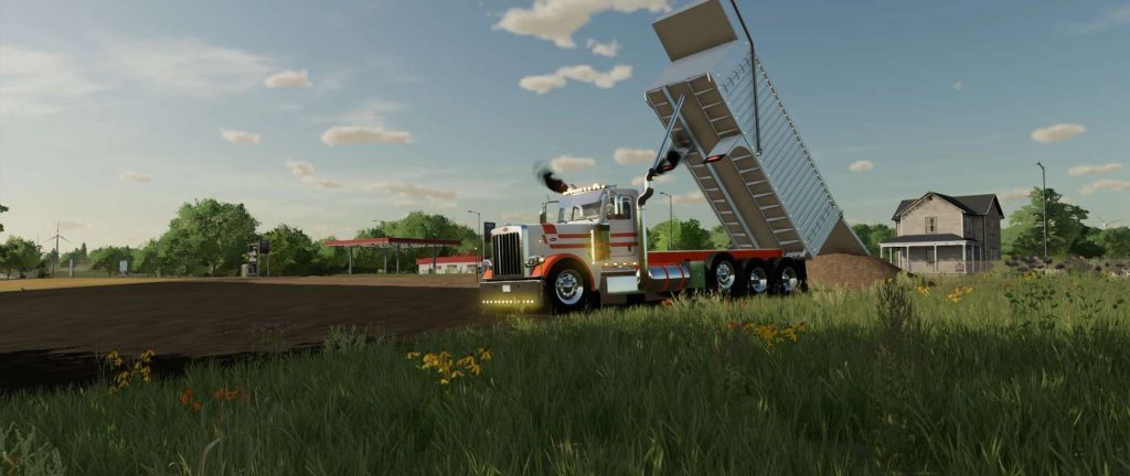 Doomsday peterbilt 389 dump truck v1.0 LS22 Mod / LS25 Mods