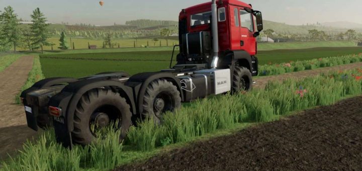 MAN Trucks with Winch V1.0.0.0 LS22 - Farming Simulator 22 mod / LS22 Mod
