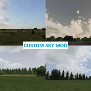 Custom Sky mod v1.0.0.0 LS22 Mod / LS25 Mods