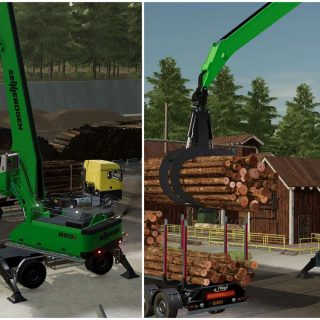 Sennebogen 850e Mobile v1.0.0.0 LS22 Mod / LS25 Mods