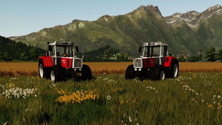 Steyr 8180 v1.0.0.0 LS22 Mod / LS25 Mods