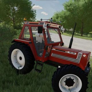 Fiatagri 90 Series Edited v1.0.0.0 LS22 Mod / LS25 Mods