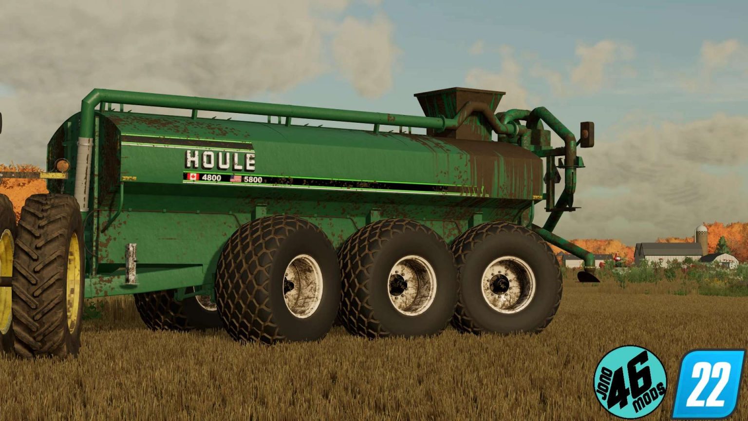 GEA Houle Manure Spreader Pack v1.0.0.0 LS22 Mod / LS25 Mods