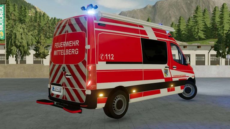 Mercedes-Benz Sprinter 2019 ELW v1.1.0.0 LS22 Mod / LS25 Mods