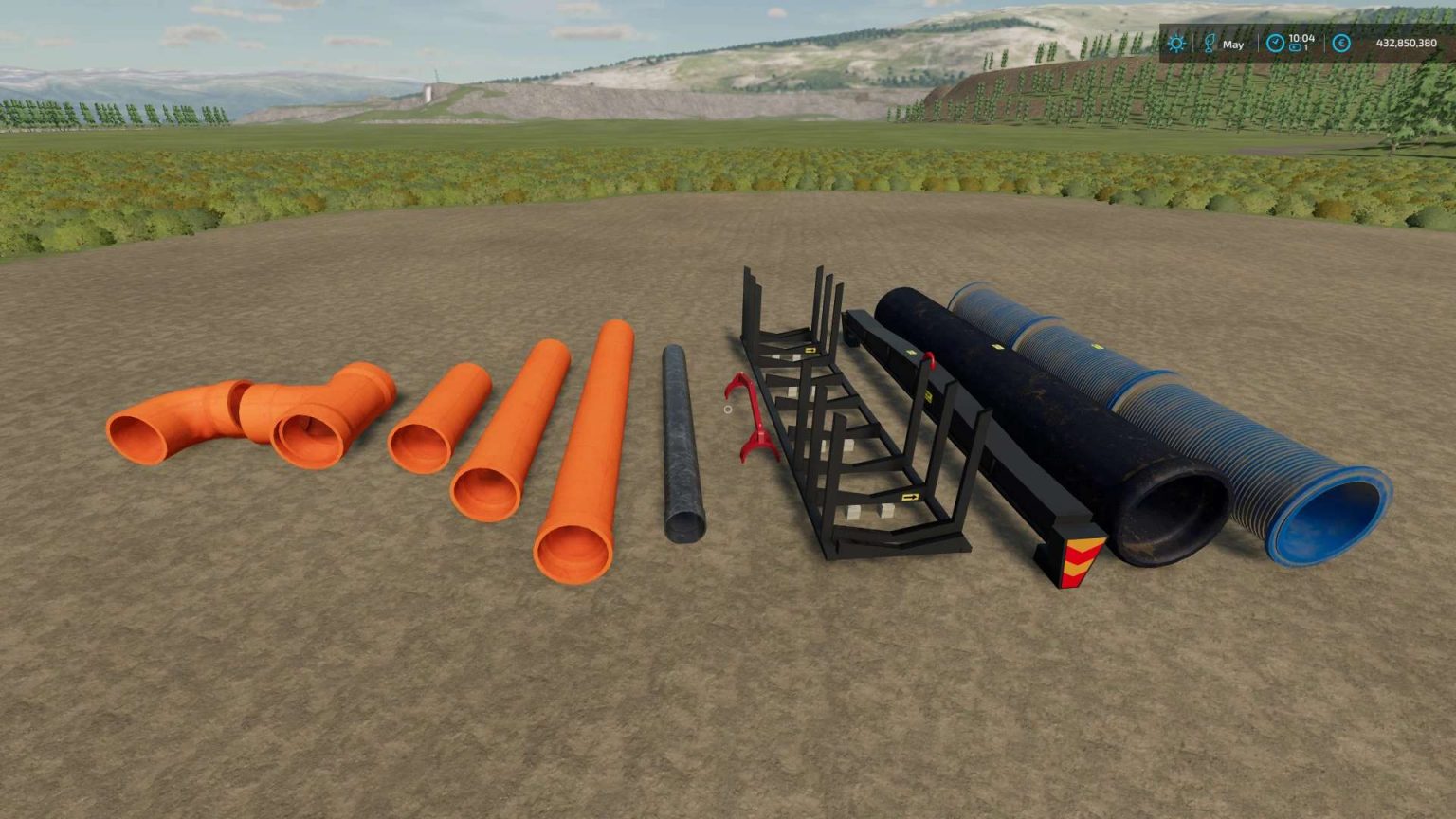 Pipe Layer Pack v1.0.0.0 LS22 Mod / LS25 Mods