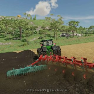 John Deere 7R interactiveControl v1.0.0.0 LS22 Mod / LS25 Mods