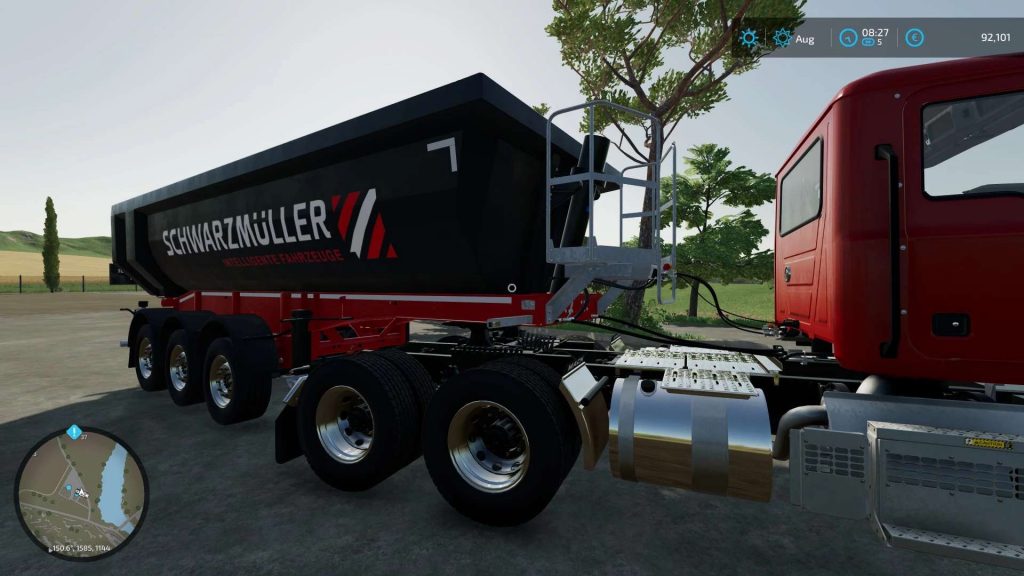 Schwarzmueller Dumper v1.0.0.2 LS22 Mod / LS25 Mods
