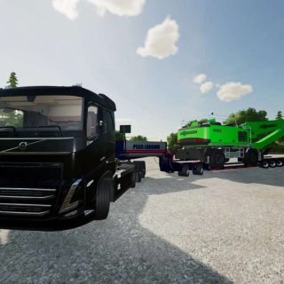 Sennebogen Material Handler v1.0.0.1 LS22 Mod / LS25 Mods