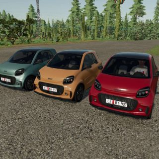 Smart ForTwo EQ 2022 v1.0.0.0 LS22 Mod / LS25 Mods