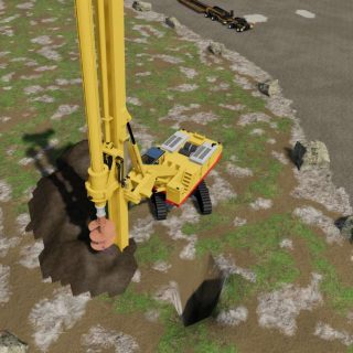 Drilling Rig Liebherr LB28 V1.0.0.0 LS22 Mod / LS25 Mods