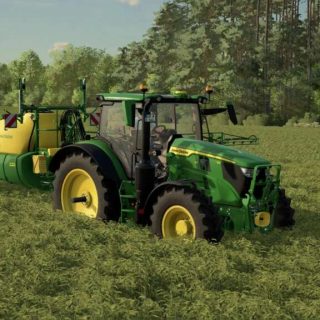 John Deere 6R Medium Frame v1.0.0.0 LS22 Mod / LS25 Mods