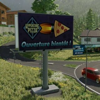 Large Billboard v1.0.0.0 LS22 Mod / LS25 Mods