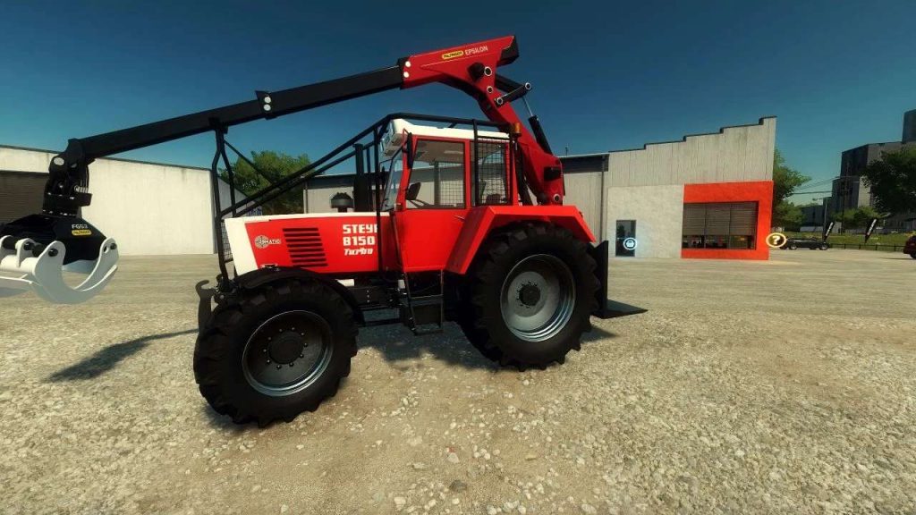 Steyr 8150 Forest v1.0.0.0 LS22 Mod / LS25 Mods