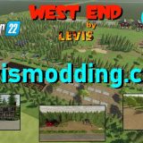 West End 64x Map v1.0.0.7 LS22 Mod / LS25 Mods