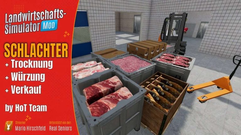 HoT Meatprocessing v1.0.0.0 LS22 Mod / LS25 Mods