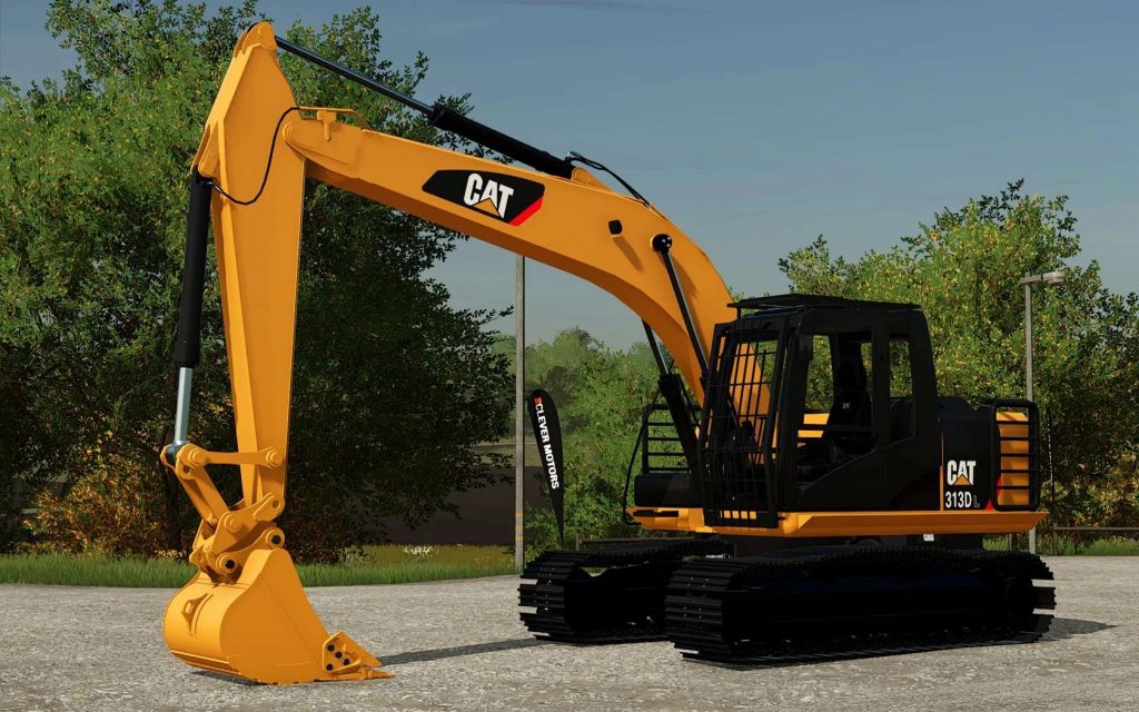 Cat 313D v1.0.0.0 LS22 Mod / LS25 Mods
