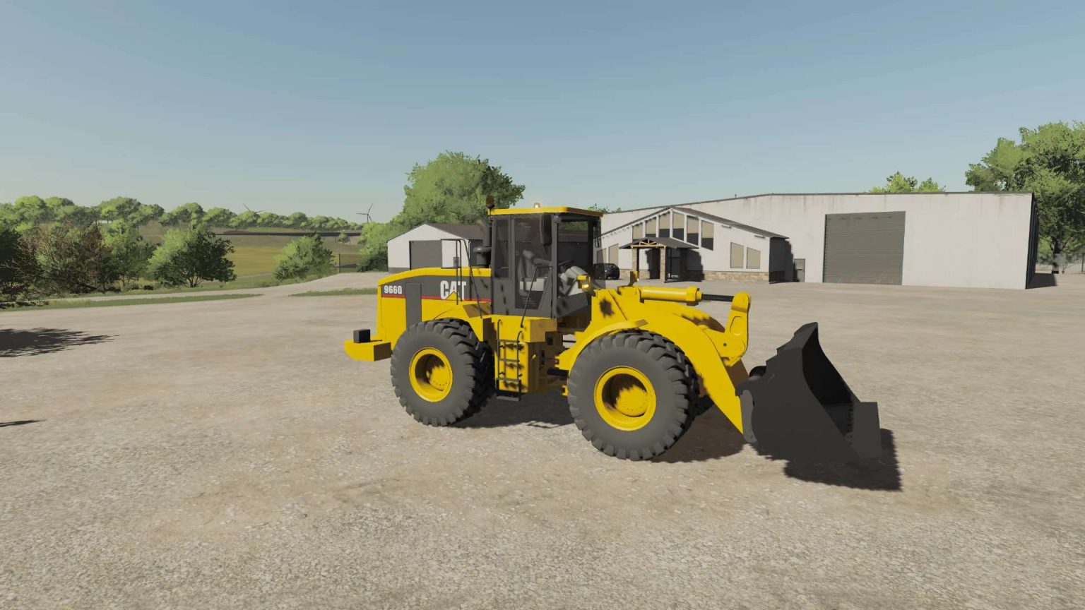 Cat 966G Wheeled Loader v1.0.0.0 LS22 Mod / LS25 Mods
