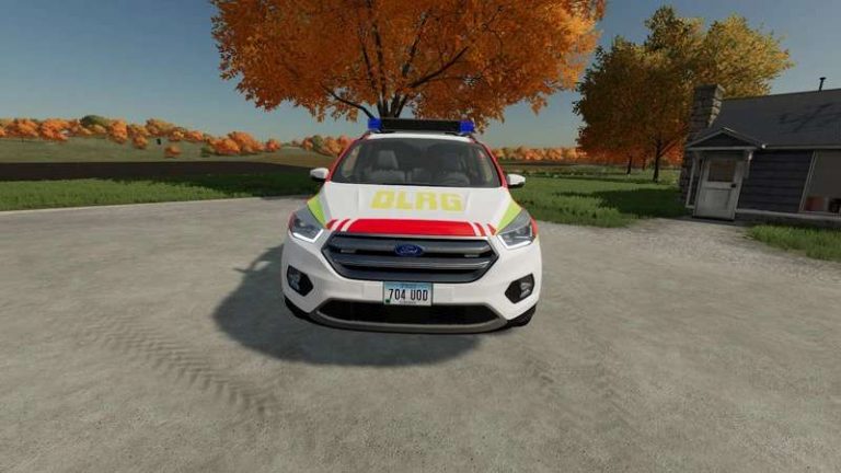 Ford Kuga Mk2f 2016 DLRG FIRST RESPONDER v1.0.0.0 LS22 Mod / LS25 Mods