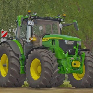 John Deere 6R Medium Series Edited v1.0.0.0 LS22 Mod / LS25 Mods