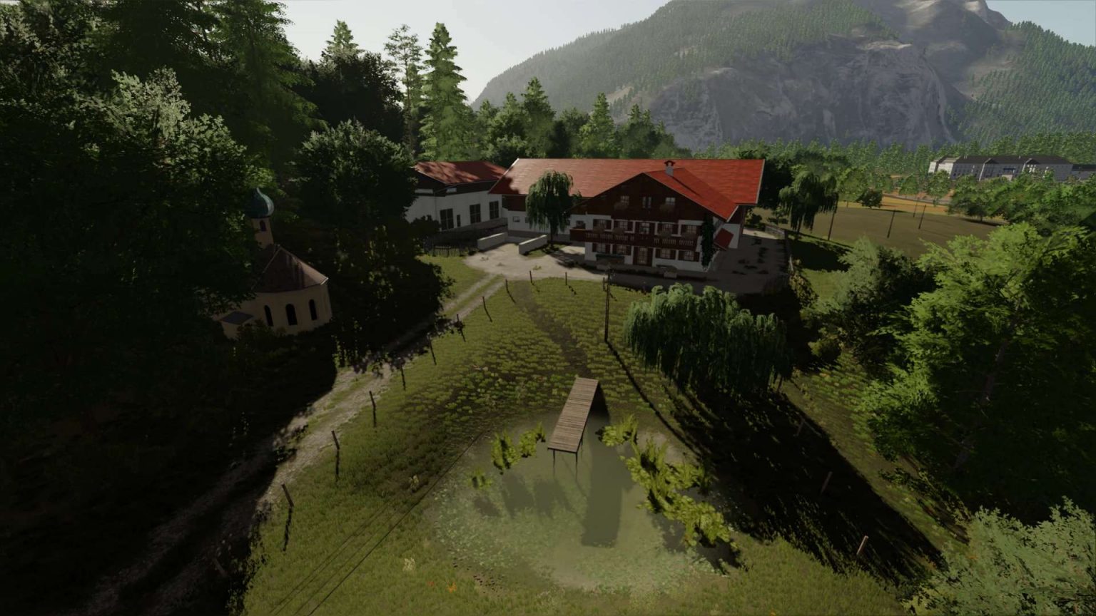 Alpenvorland Map v0.88 LS22 Mod / LS25 Mods