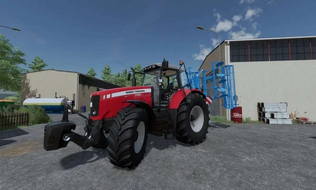 Massey Ferguson 7400 Series v1.2.0.0 LS22 Mod / LS25 Mods