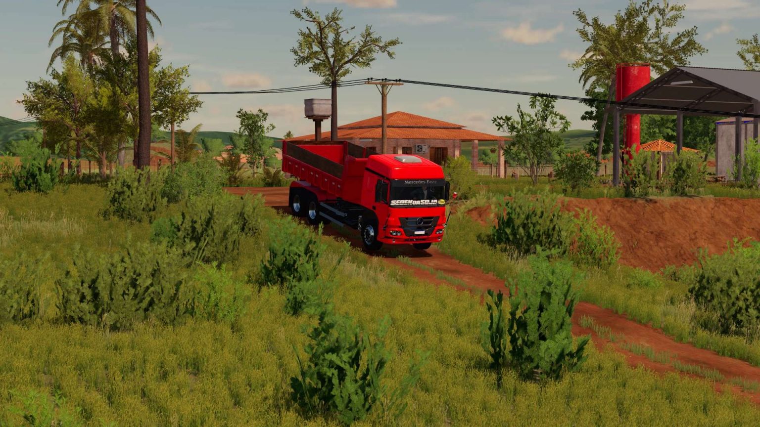 Mercedes Benz Atego v1.0.0.0 LS22 Mod / LS25 Mods