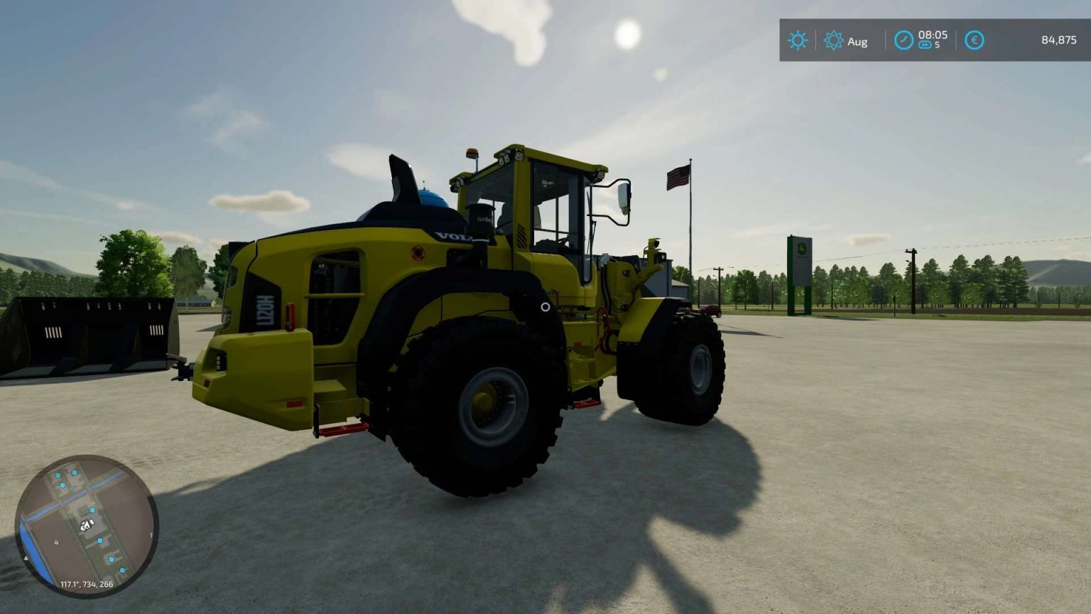 Volvo L120H v1.0.0.0 LS22 Mod / LS25 Mods