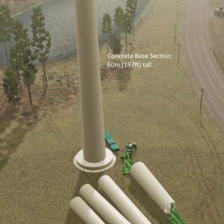 Trail King Double Schnable Trailer and Wind Tower Sections v1.0.0.0 ...