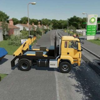 MAN TGS Skip Loader v1.0.0.0 LS22 Mod / LS25 Mods