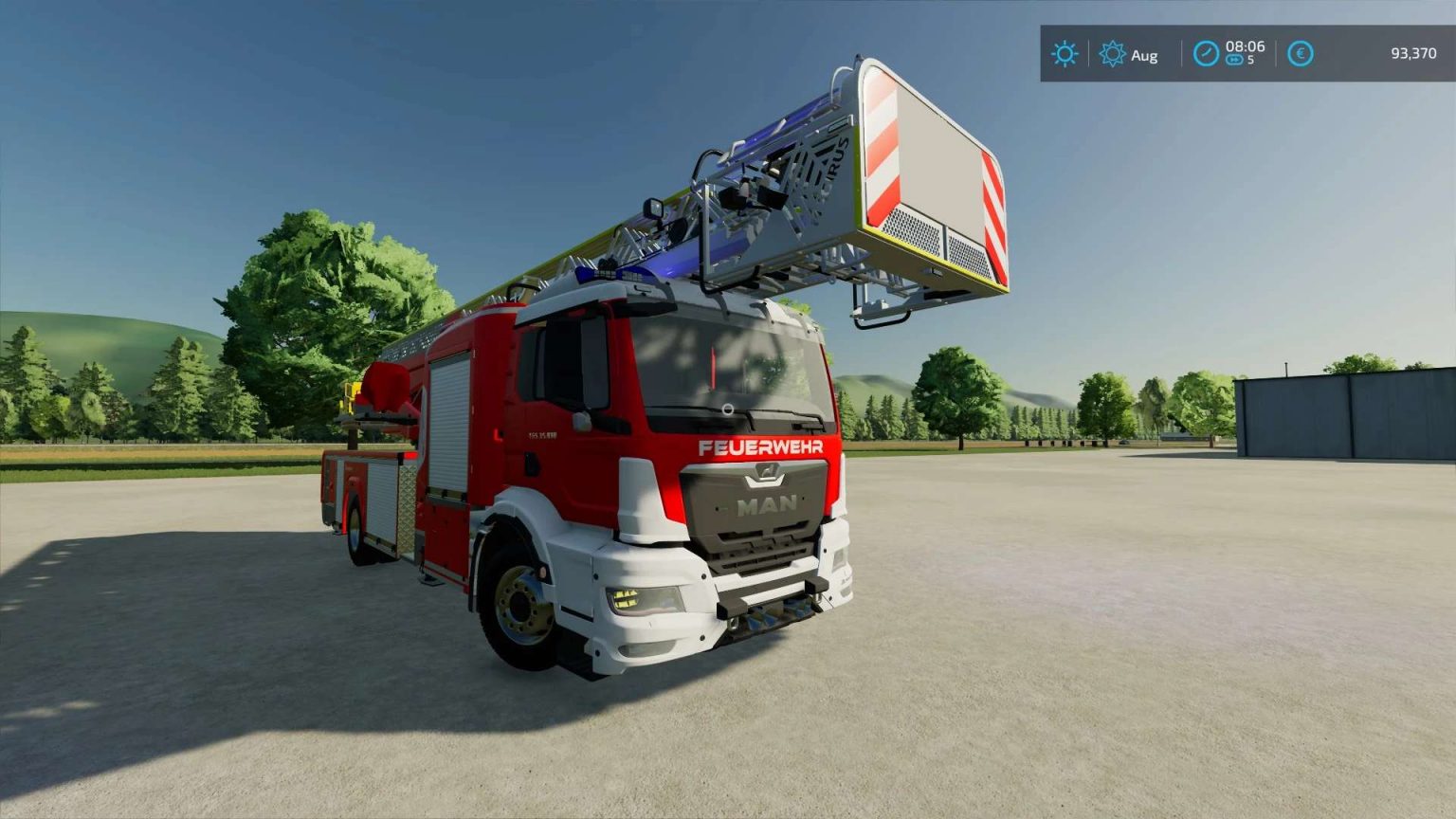 Mercedes-Benz Magirus DLK v1.0.0.0 LS22 Mod / LS25 Mods