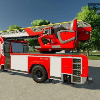 Mercedes-Benz Magirus DLK v1.0.0.0 LS22 Mod / LS25 Mods
