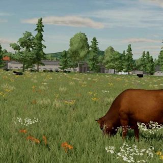 Bantikow Map v1.1.1.0 LS22 Mod / LS25 Mods