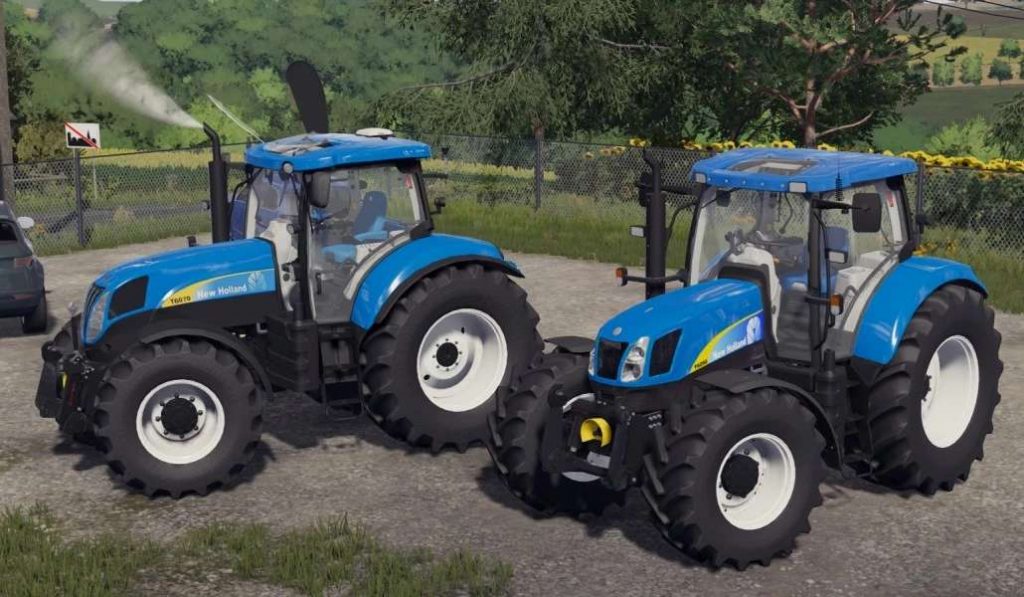 New Holland T6 4 and 6 cyl Series PACK v1.0.0.0 LS22 Mod / LS25 Mods