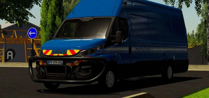 Iveco Daily Gendarmerie - LS 22 mods | Farming Simulator 22 Mods
