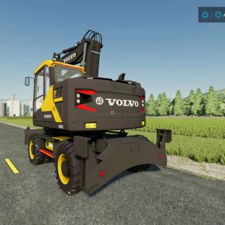 Volvo EWR150E v1.0.0.1 LS22 Mod / LS25 Mods