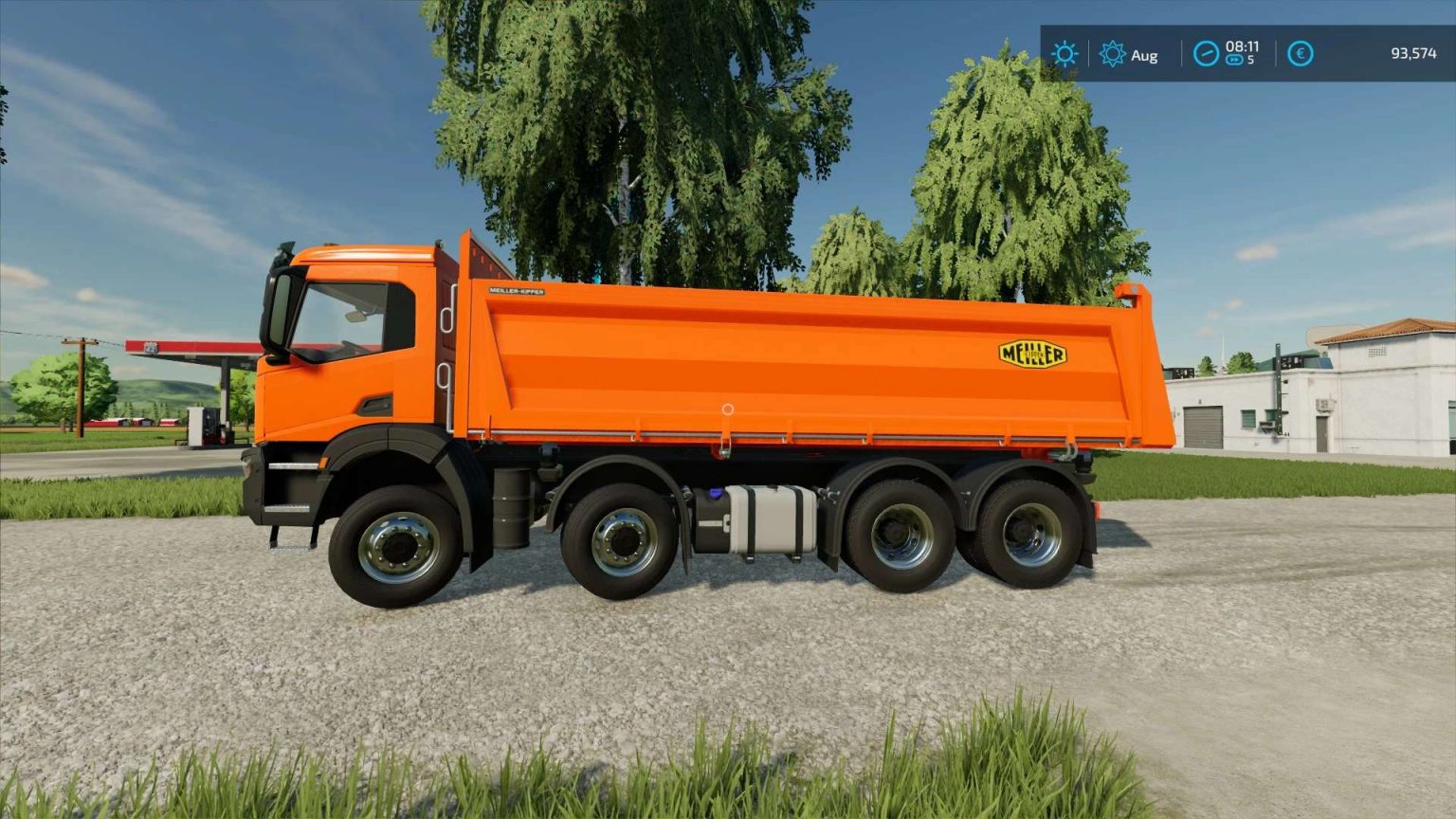IVECO X-WAY 8x8 MEILLER KIPPER Agro fix V1.0.0.1 LS22 Mod / LS25 Mods