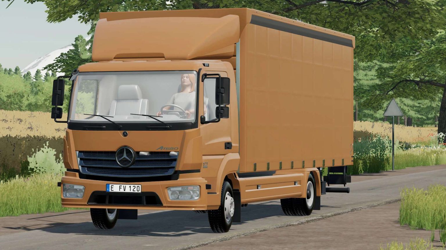 Mercedes Benz Atego 823 v2.0.0.0 LS22 Mod / LS25 Mods