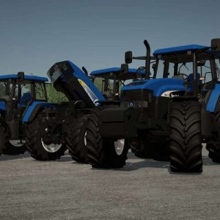 New Holland TM 120 - TM 190 v1.0.0.0 LS22 Mod / LS25 Mods