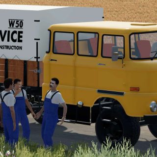 IFA W50 Service Truck V2.0.0.0 LS22 Mod / LS25 Mods