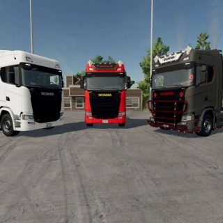 Scania S Swap Body Pack v1.0.0.0 LS22 Mod / LS25 Mods