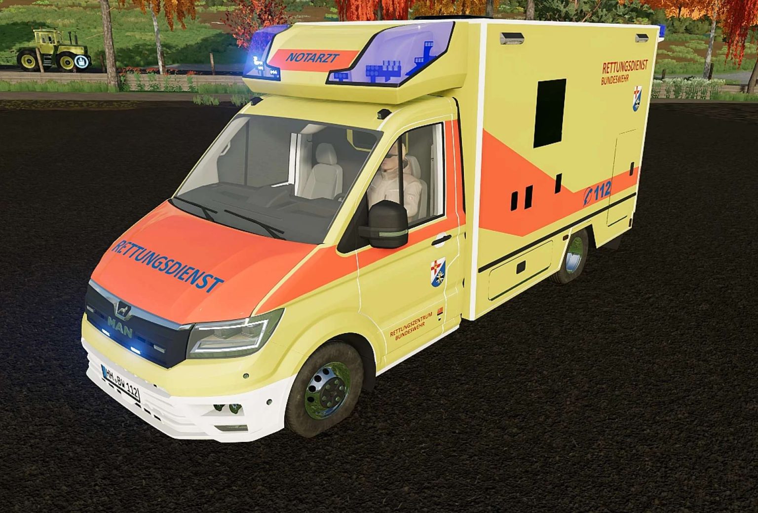 Bundeswehr Notarzt-Skin v1.0.0.0 LS22 Mod / LS25 Mods