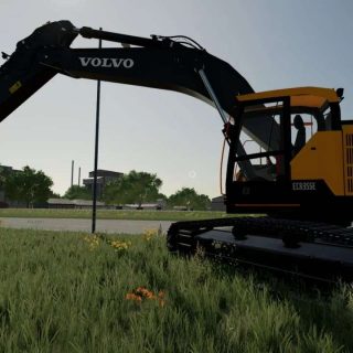 Volvo ECR355 EL v1.0.0.0 LS22 Mod / LS25 Mods